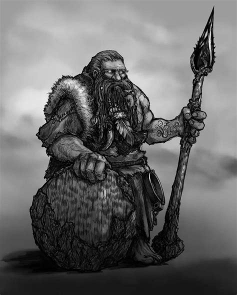 Entry 3 By Shaning For Rpg Character Drawing Dwarf Druid From A