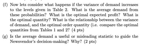 newsvendor problem 15 pts a newsvendor at a