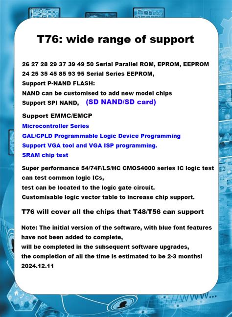 xgecu t76 usb3 0 universal programmer support eeprom nor nand emmc mcu gal minpro tl866ii t56