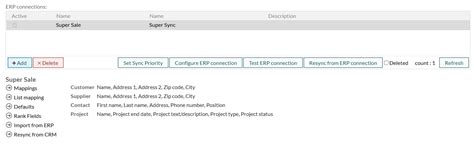 Configure Erp Connection Superoffice Docs