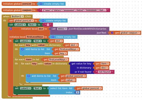 Json Decoded List Mit App Inventor Help Mit App Inventor Community