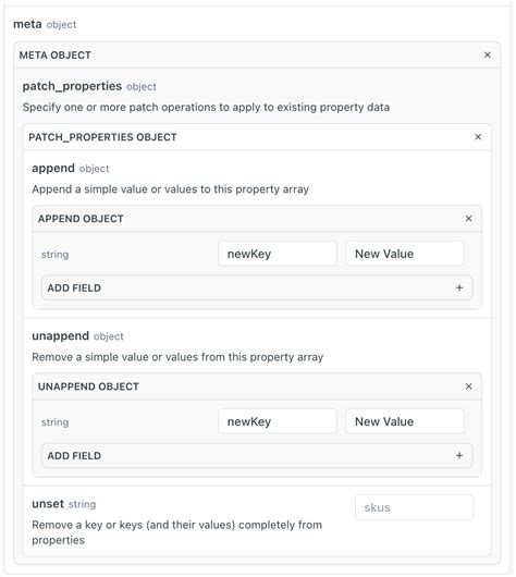 how to add custom properties to a profile with a value that is not an
