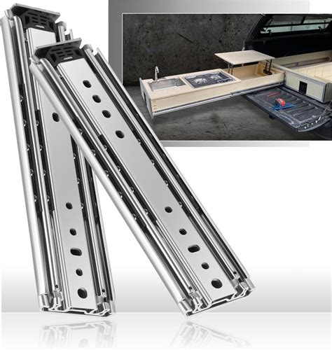Reguda Heavy Duty Drawer Slides Full Extension Locking Runners With Lock 16 18 20 22 24 26 28 30