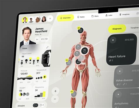 Ehr Development Ux And Ui Design 11 Images Behance