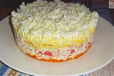 Салат «Снежный краб» - простой и вкусный рецепт с пошаговыми фото
