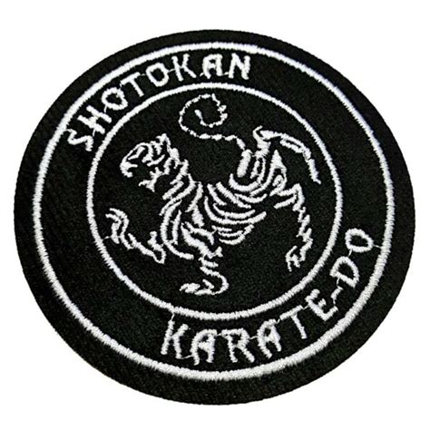 Karate Shotokan Patch Bordado Para Roupa Kimono Arte Marcial Br44