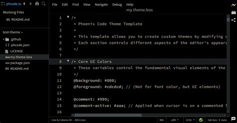 creating themes phoenix code docs