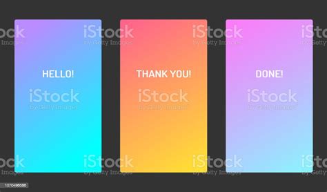 벡터 부드러운 파스텔 컬러 Ui 디자인 모바일 응용 프로그램 화면 밝은 그라데이션 응용 프로그램 배너 및 방문 페이지에 대 한 0명에 대한 스톡 벡터 아트 및 기타 이미지