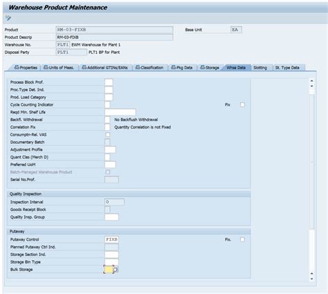 Sap Ewm Cf115 Setting Up Fixed Bin Putaway Strategy For The Warehouse