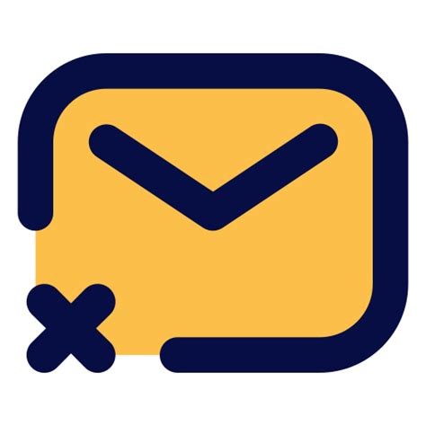 Delete Message Generic Outline Color Icon