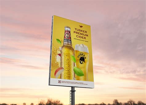 tusker cider campaign execution behance