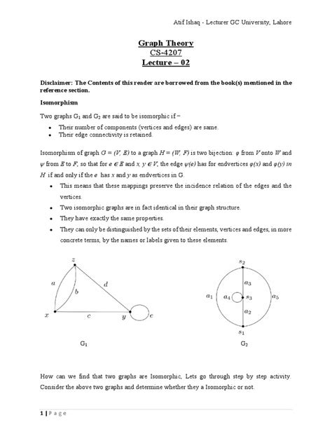Lecture 02 Pdf Vertex Graph Theory Mathematics