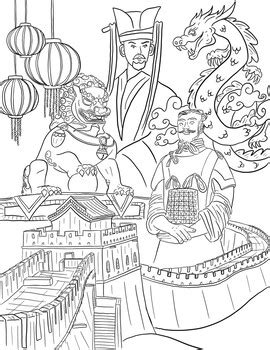 Ancient China Coloring Page By Andrew Gardner Tpt