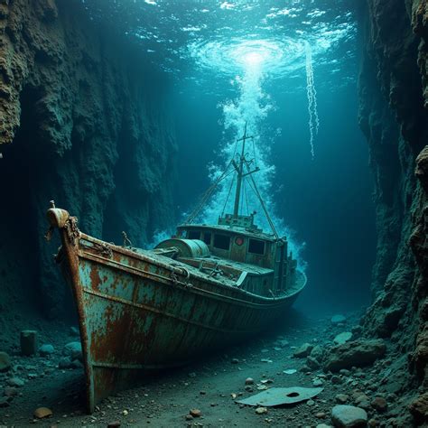 Free Sunken Ship Canyon Image Shipwreck Underwater Sunken