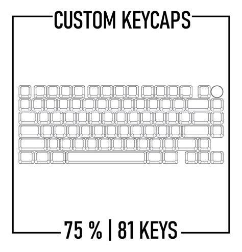 75 Keyboard Custom Keycaps Set Pbt Keycaps Ansi 81 Keys Goblintechkeys