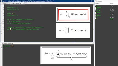 Series De Fourier En Matlab Youtube
