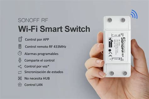 Interruptor WiFi RF Sonoff Basic R Sonoff Cl Distribuidores Oficiales