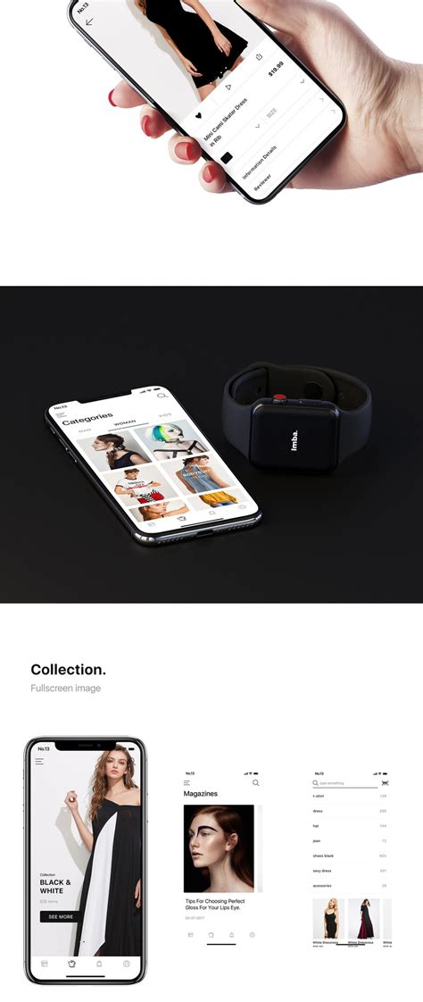 imba ecommerce mobile app ui kit 520191 templatemonster