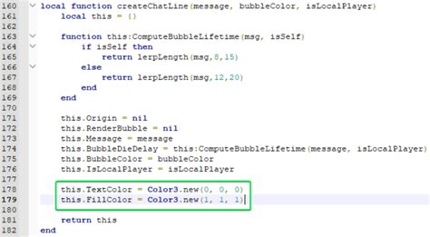 Creating Customisable Bubble Chat Colours With The Old BubbleChat Script Community Tutorials
