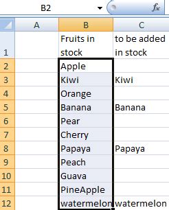 JavaMadeSoEasy Com JMSE Skip Blanks In MS Excel