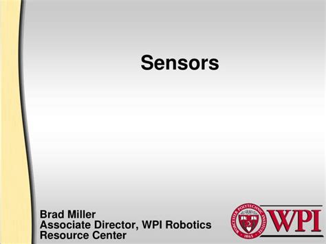 Ppt Sensors Powerpoint Presentation Free Download Id 301753