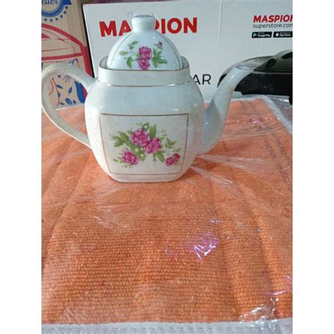 Jual Teko Vintage Teko Rrt Teko Cina Teko Keramik Bunga Jadul Lawas Antik Shopee Indonesia