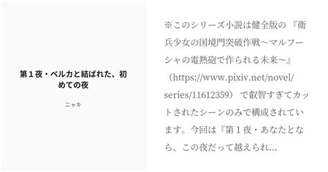 [r 18] 1 第1夜・ベルカと結ばれた、初めての夜 【r18版】衛兵少女の国境門突破作戦～マルフーシャの電熱 pixiv