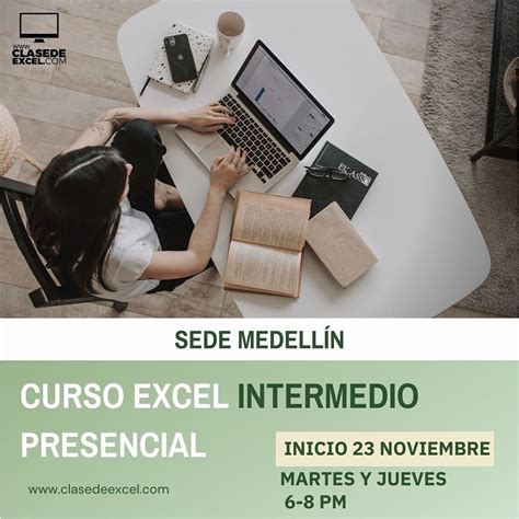 Curso De Excel Intermedio Presencial En MedellÍn 👋 Clase De Excel