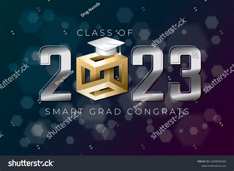 Class 2023 Silver Metallic Numerals Logo Stock Vector Royalty Free 2244454183 Shutterstock