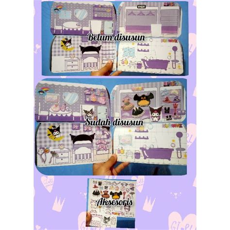 Jual Kuromi Paper Doll House Cute Shopee Indonesia