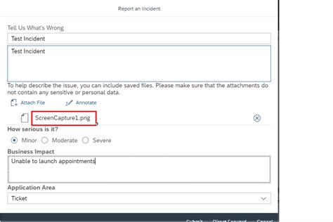 Report Incident Functionality In Sap C4c Sap Community