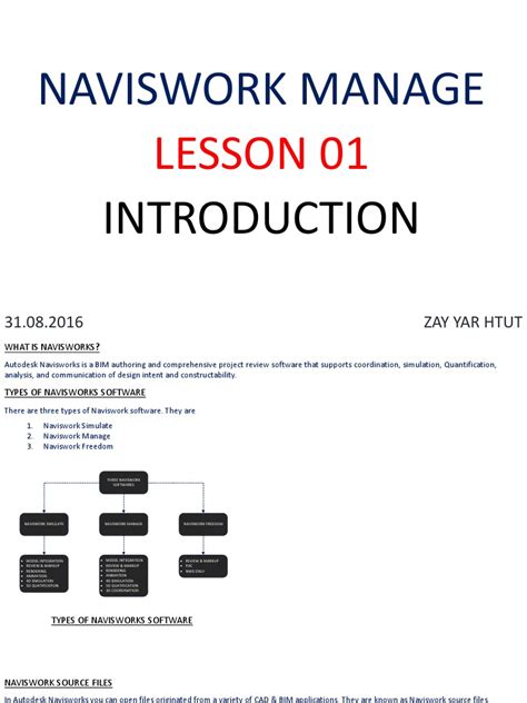Naviswork Introduction Pdf Computer File Computer Aided Design