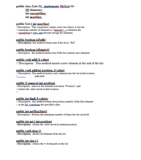 Solved 10 10 Points Using The Array Based List In Handout