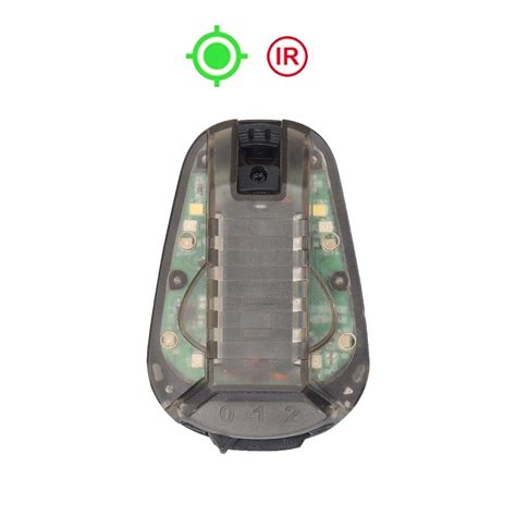 Jual Helstar 6 Ir Iff Tactical Helmet Strobe Green White Strobo Black