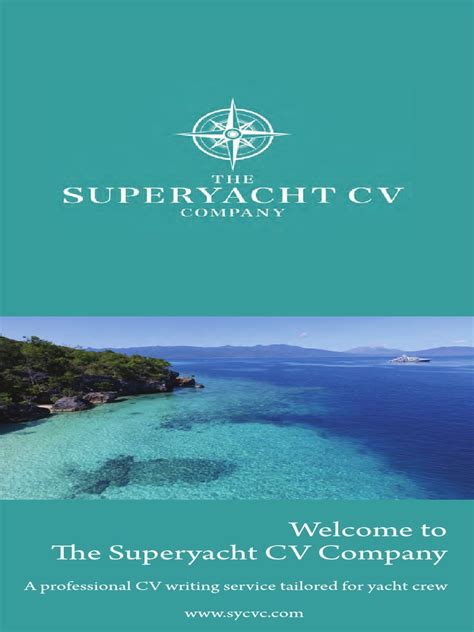 superyacht cv tri fold leaflet web version 1 0 pdf menu linked in