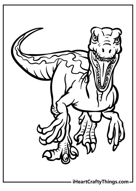 Blue Jurassic World Coloring Page Coloring Pages