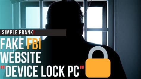 Simple Computer Prank Fbi Device Lock Pc Youtube