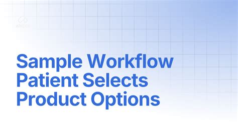 Sample Workflow Patient Selects Product Options Abilico Documentation