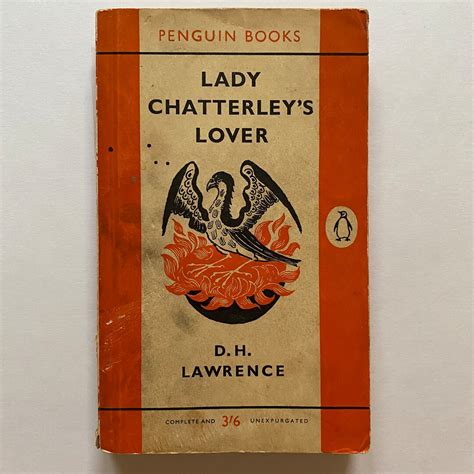 Lady Chatterleys Lover By Dh Lawrence 1960 Paperback Book Penguin Ed
