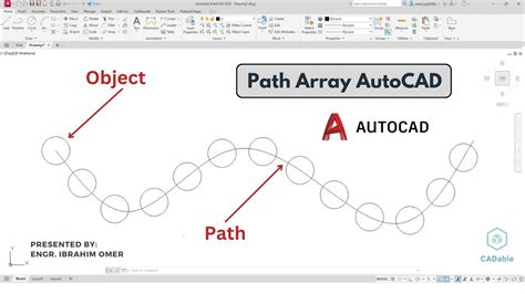 Path Array Autocad What Is An Array In Cad How To Create Path Array