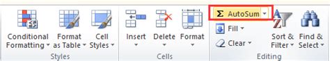 How To Quickly Sum Up Data Of Each Column In Excel