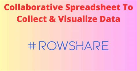 rowshare review collaborative spreadsheet tool