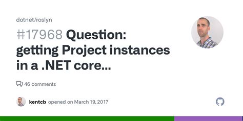 Question Getting Project Instances In A Net Core Workspace · Issue