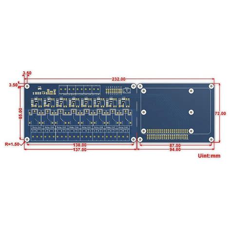 Waveshare Relay Hat For Raspberry Pi 8 Relays Botland Robotic Shop
