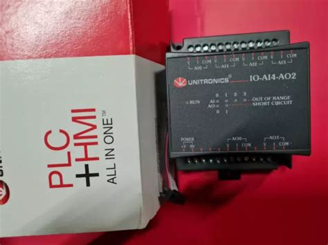 Unitronics Io Ai4 Ao2 Expansion Module Hmi Eur 12467 Picclick Fr
