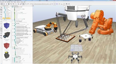 12 A V Rep Simulation Scene Demonstrating The Diversity Of Robot Types Download Scientific