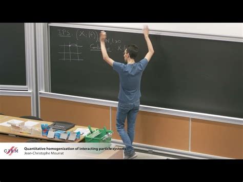 free video quantitative homogenization of interacting particle systems