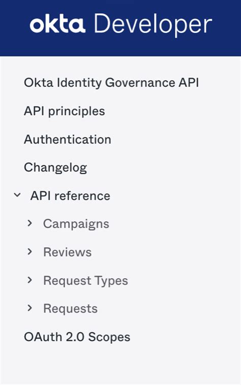 Guide On Using The Okta Identity Governance Apis