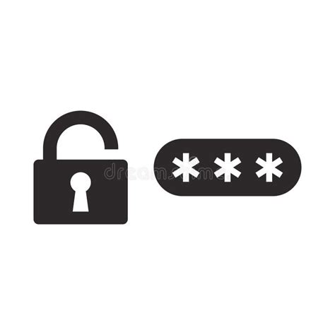 Password Security Symbol Design Stock Vector Illustration Of Flat Password Security Symbol Design Stock Vector Illustration Of Flat