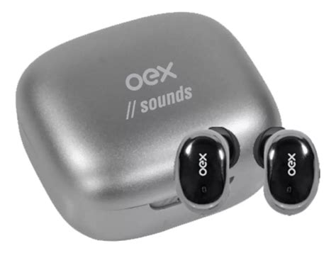 Fone De Ouvido Bluetooth Bud Prata Tws Oex Digimer